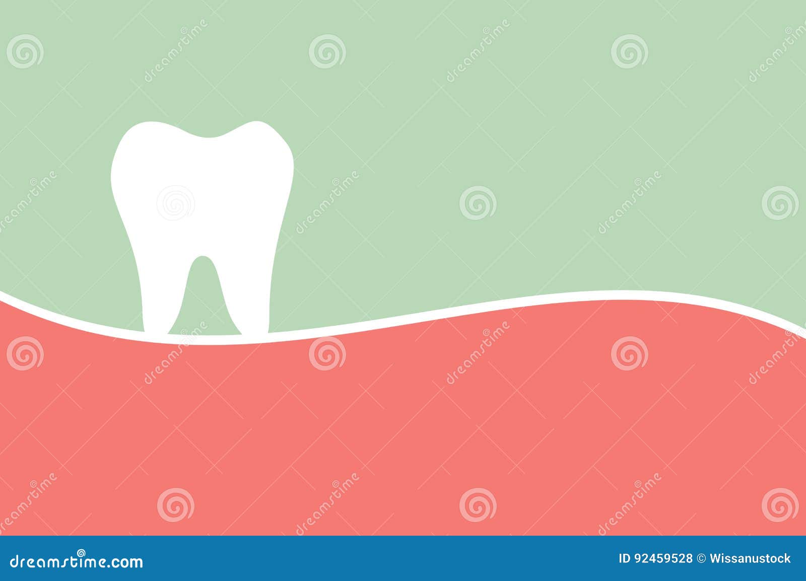 Single teeth flat sign stock vector. Illustration of design - 92459528