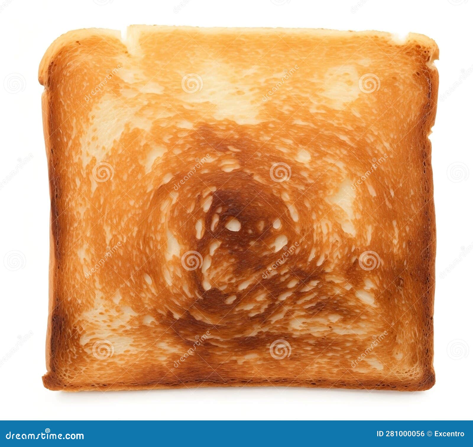 Single toast stock photo. Image of close, grilled, heart - 281000056