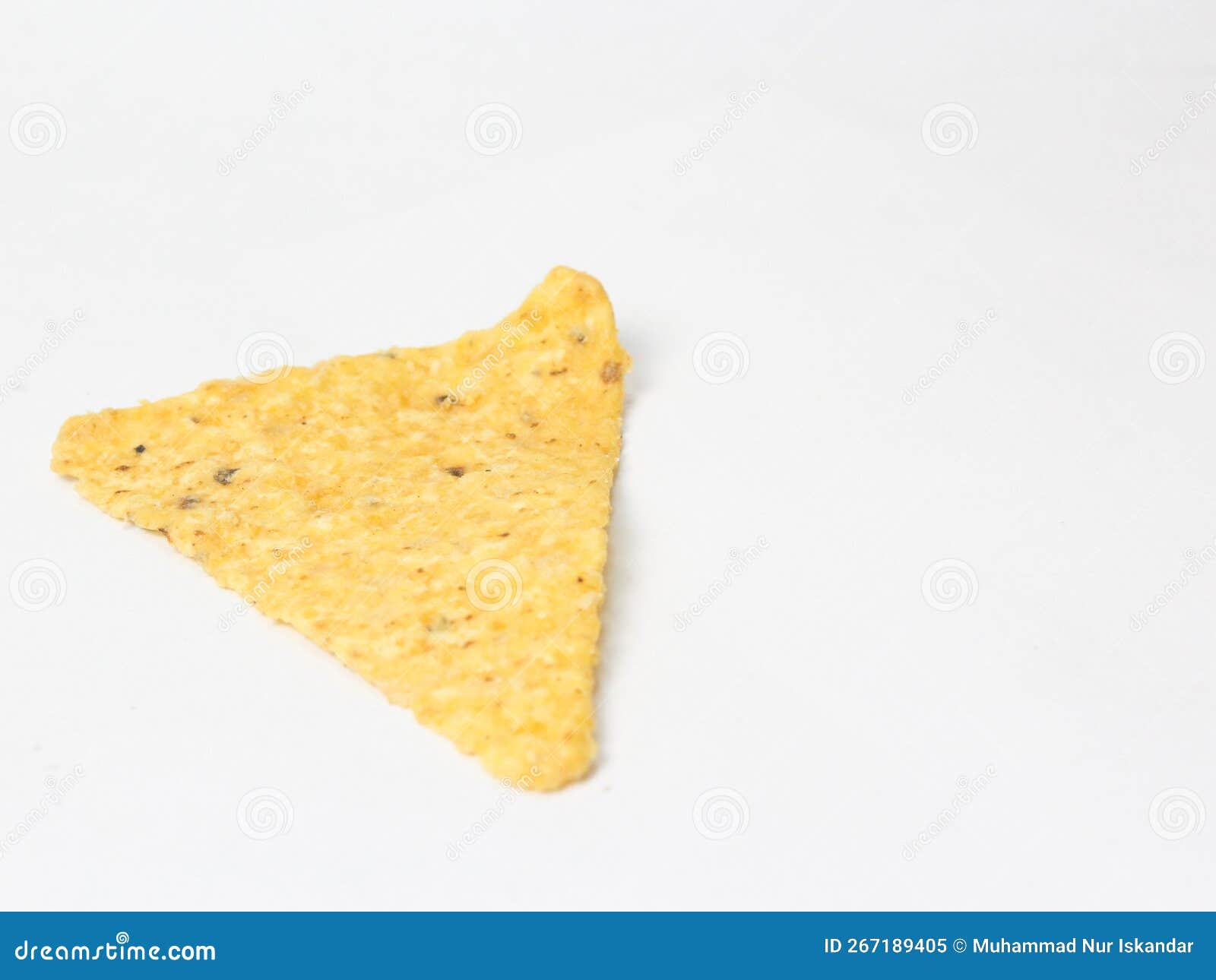 Single tortilla chips stock image. Image of chip, dairy - 267189405