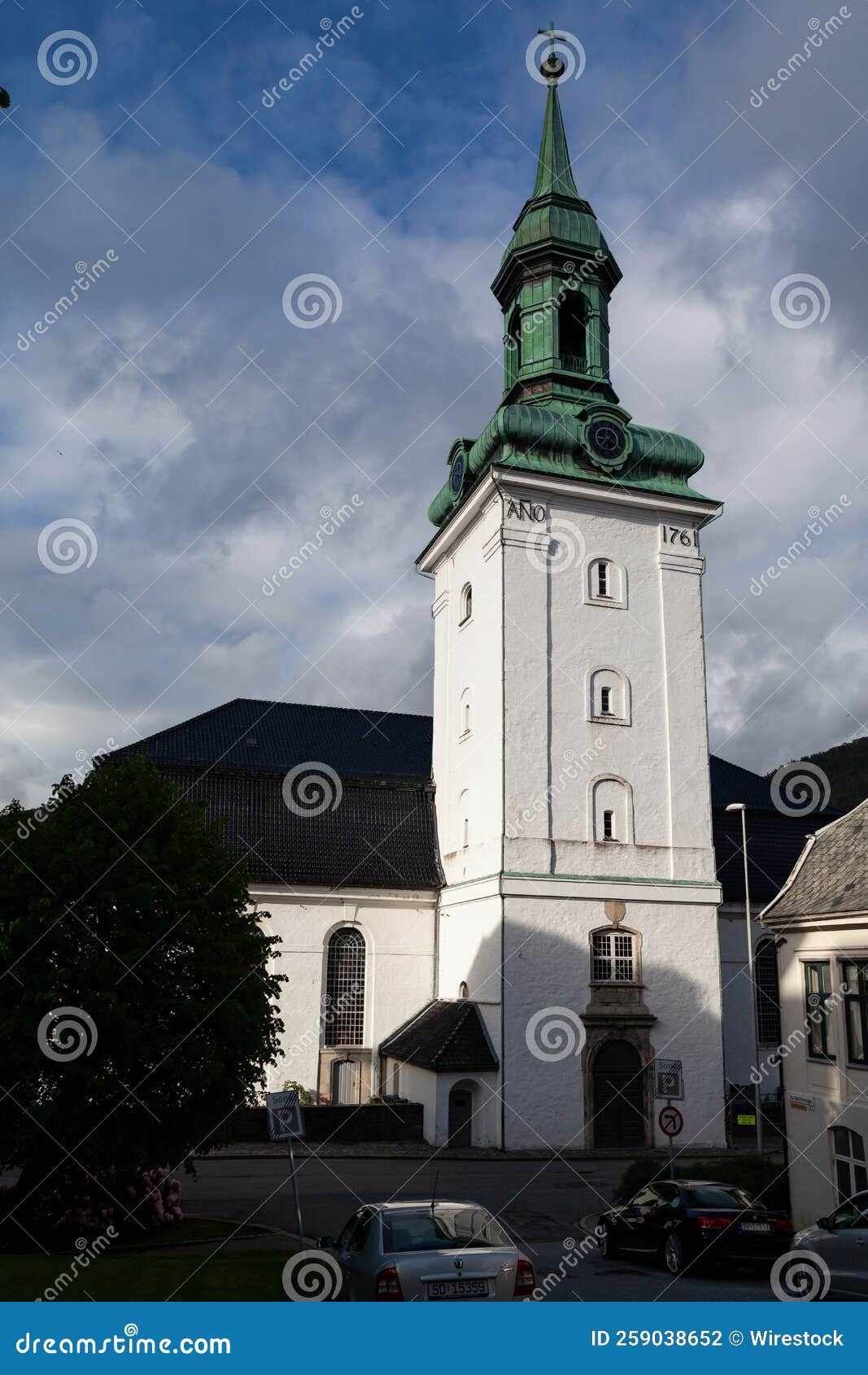 Single Tower Blue Building Museo De Las Artes Palacio Ferrer Museum At ...