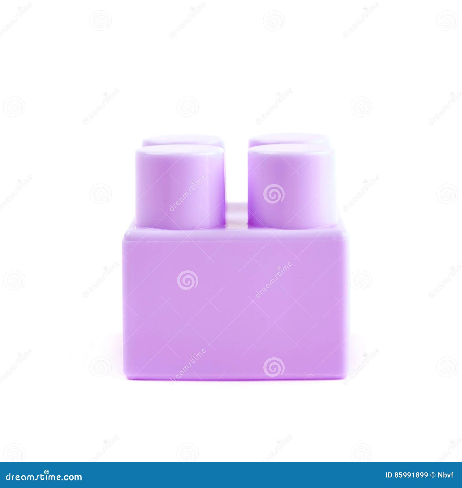 Single Toy Construction Block Isolated Stock Image - Image of brick ...