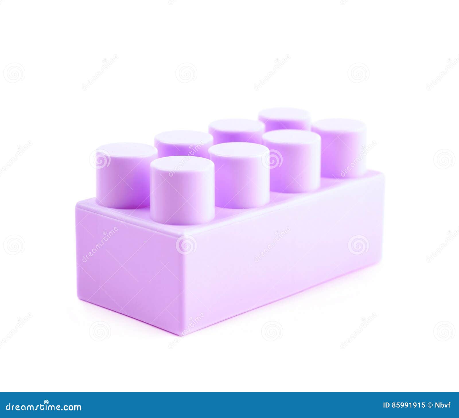 Single Toy Construction Block Isolated Stock Image - Image of childhood ...