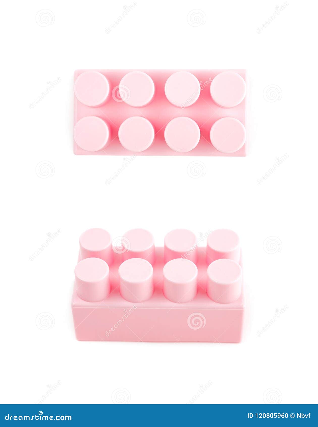 Single Toy Construction Block Isolated Stock Illustration ...