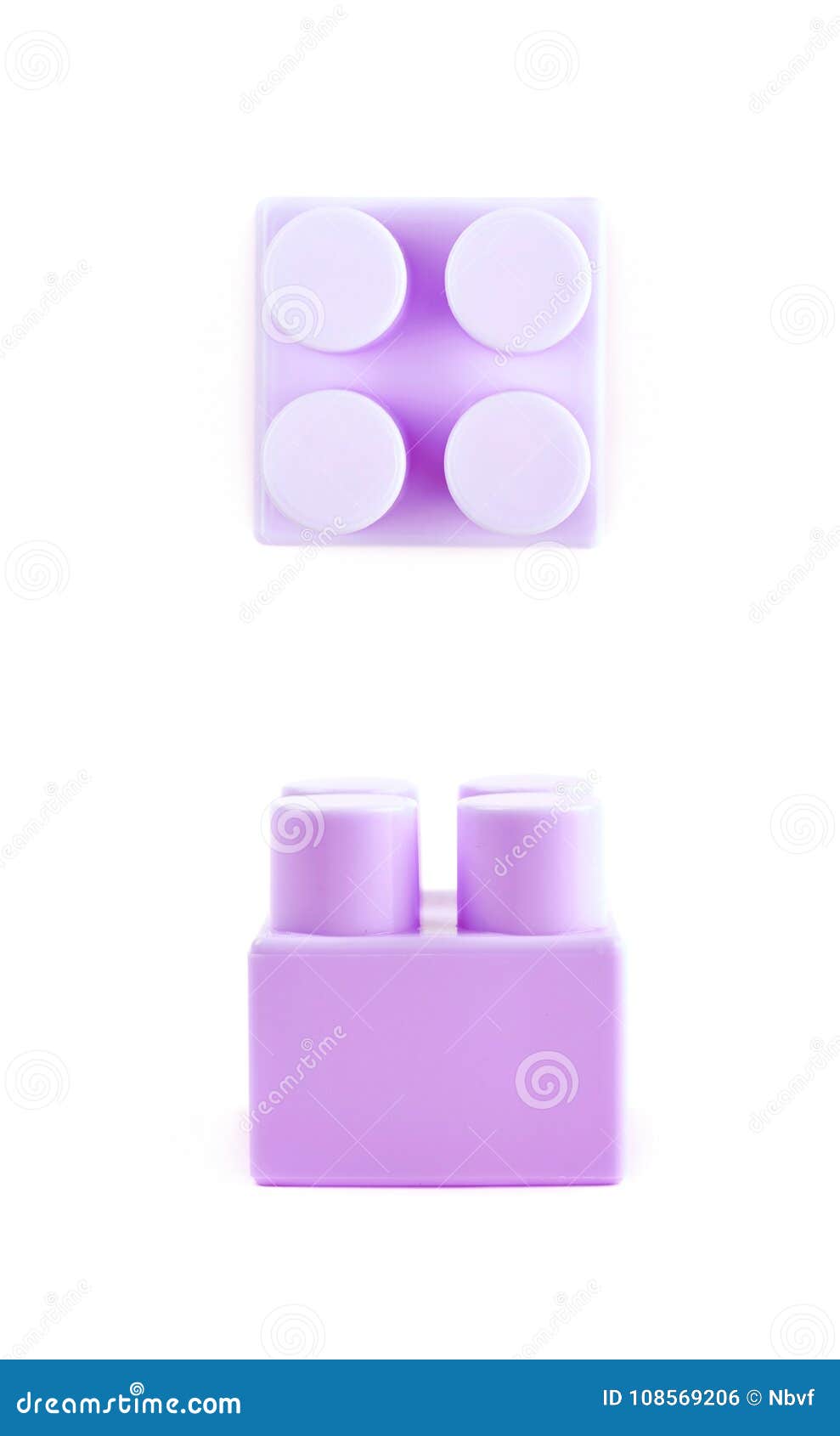 Single Toy Construction Block Isolated Stock Photo - Image of childhood ...