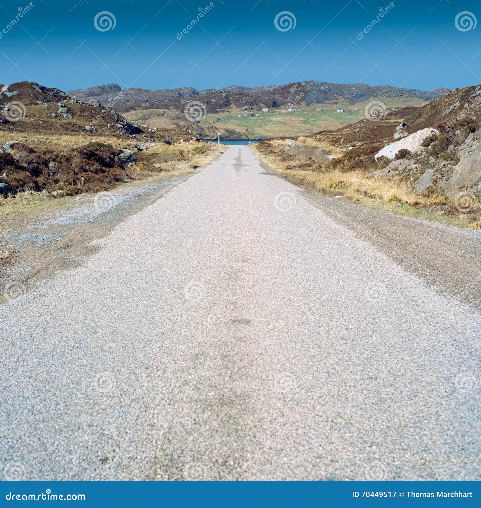 Single track road stock image. Image of scottish, single - 70449517