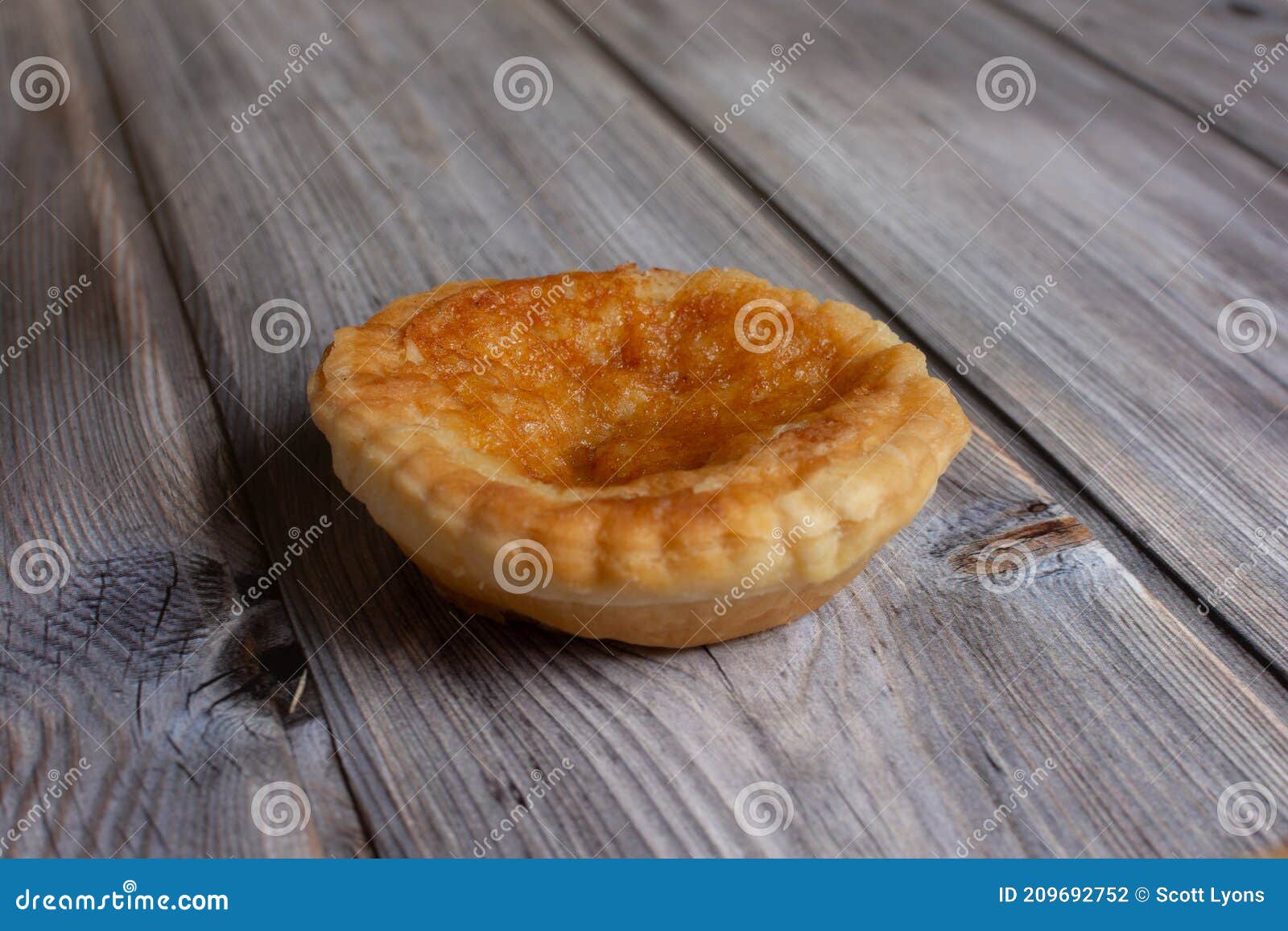Single Traditional Bakewell Pudding Stock Photo - Image of filling ...