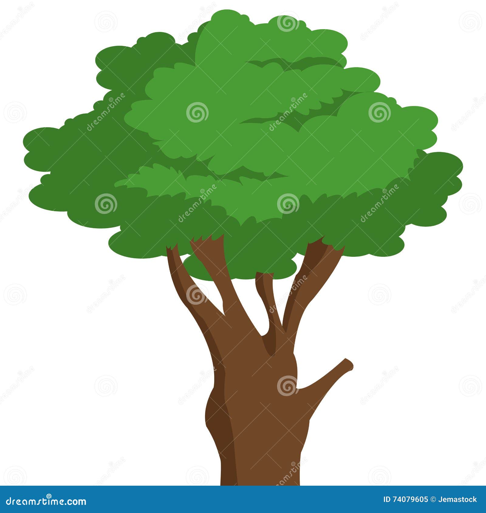 Single tree icon stock illustration. Illustration of autumn - 74079605