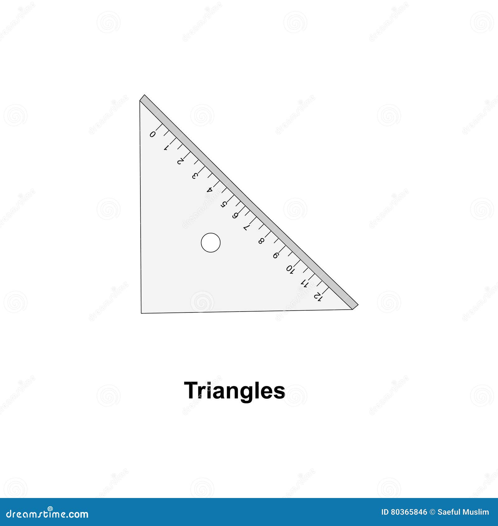 Single triangle stock illustration. Illustration of symbol - 80365846
