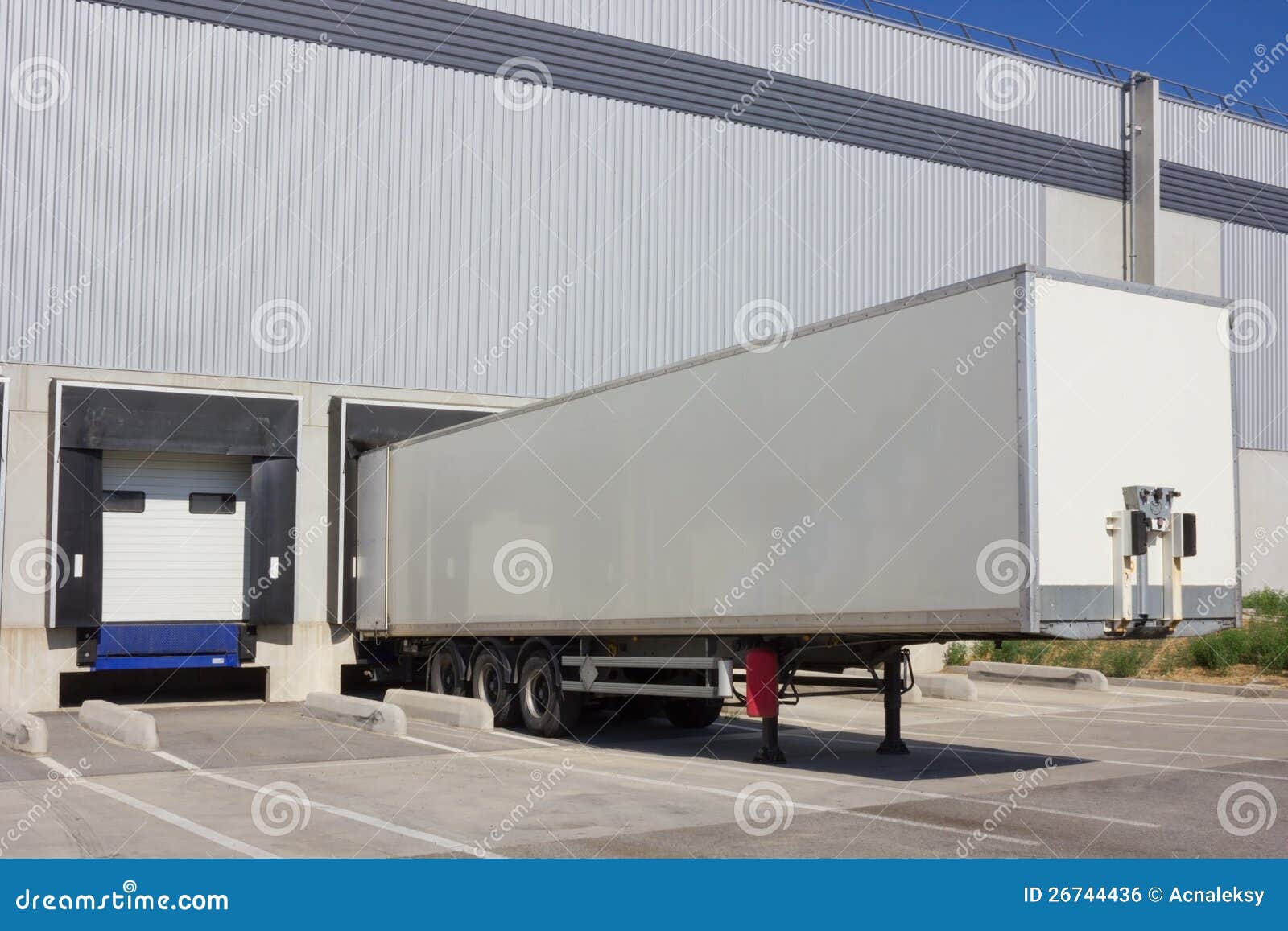 Single Loading Dock For Trucks Stock Photography | CartoonDealer.com ...