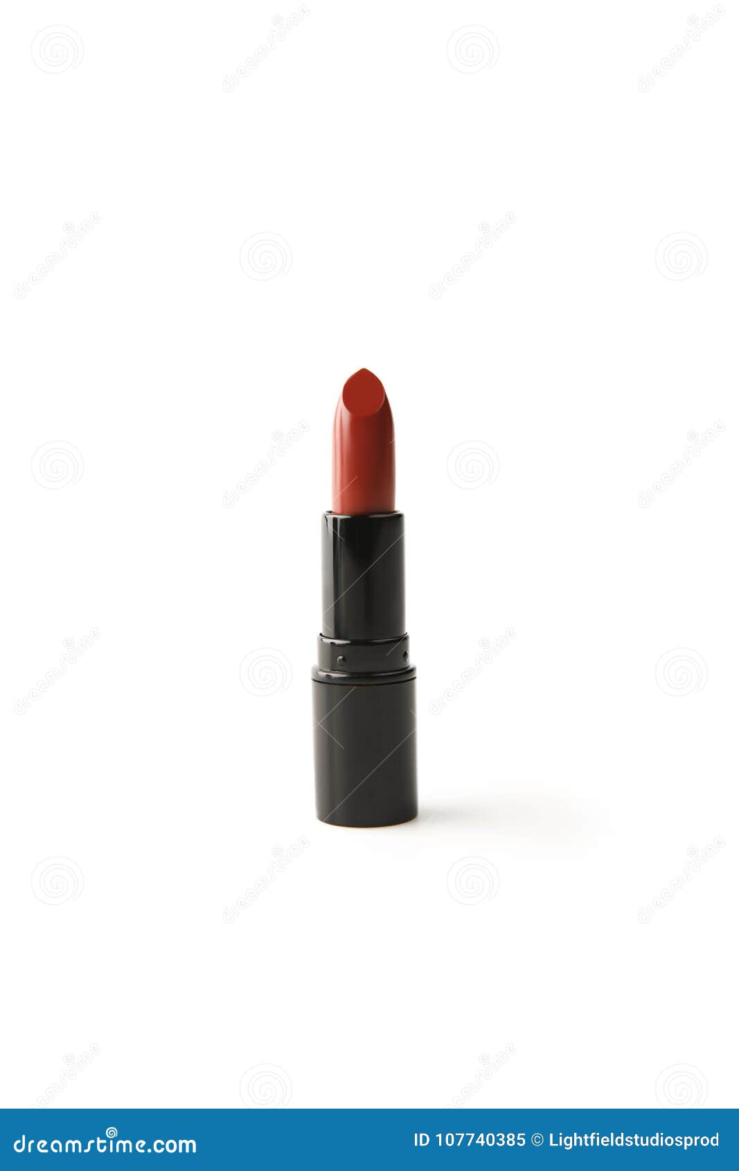 Single Tube of Red Lipstick Stock Image - Image of pink, style: 107740385