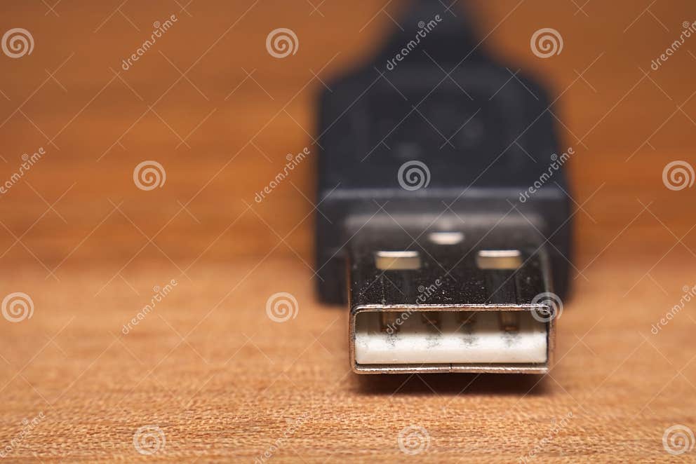 Usb plug stock photo. Image of hard, isolated, black - 144034680
