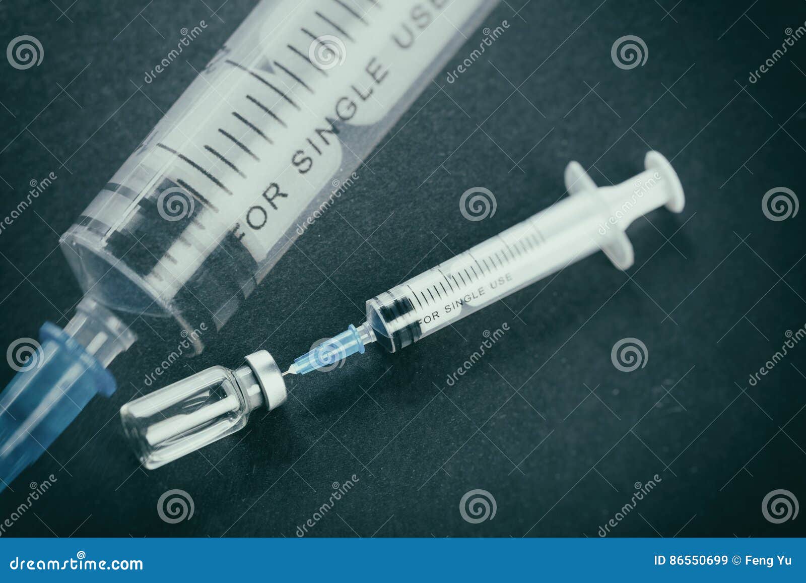 Single use Medical syringe stock image. Image of medicine - 86550699