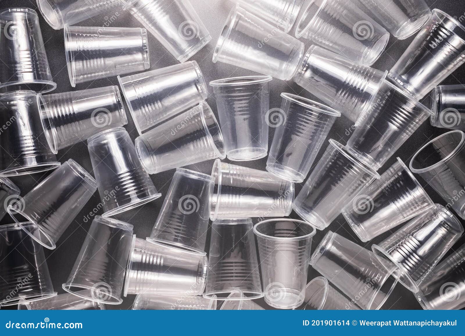 Single Use Plastic Cups stock photo. Image of household - 201901614