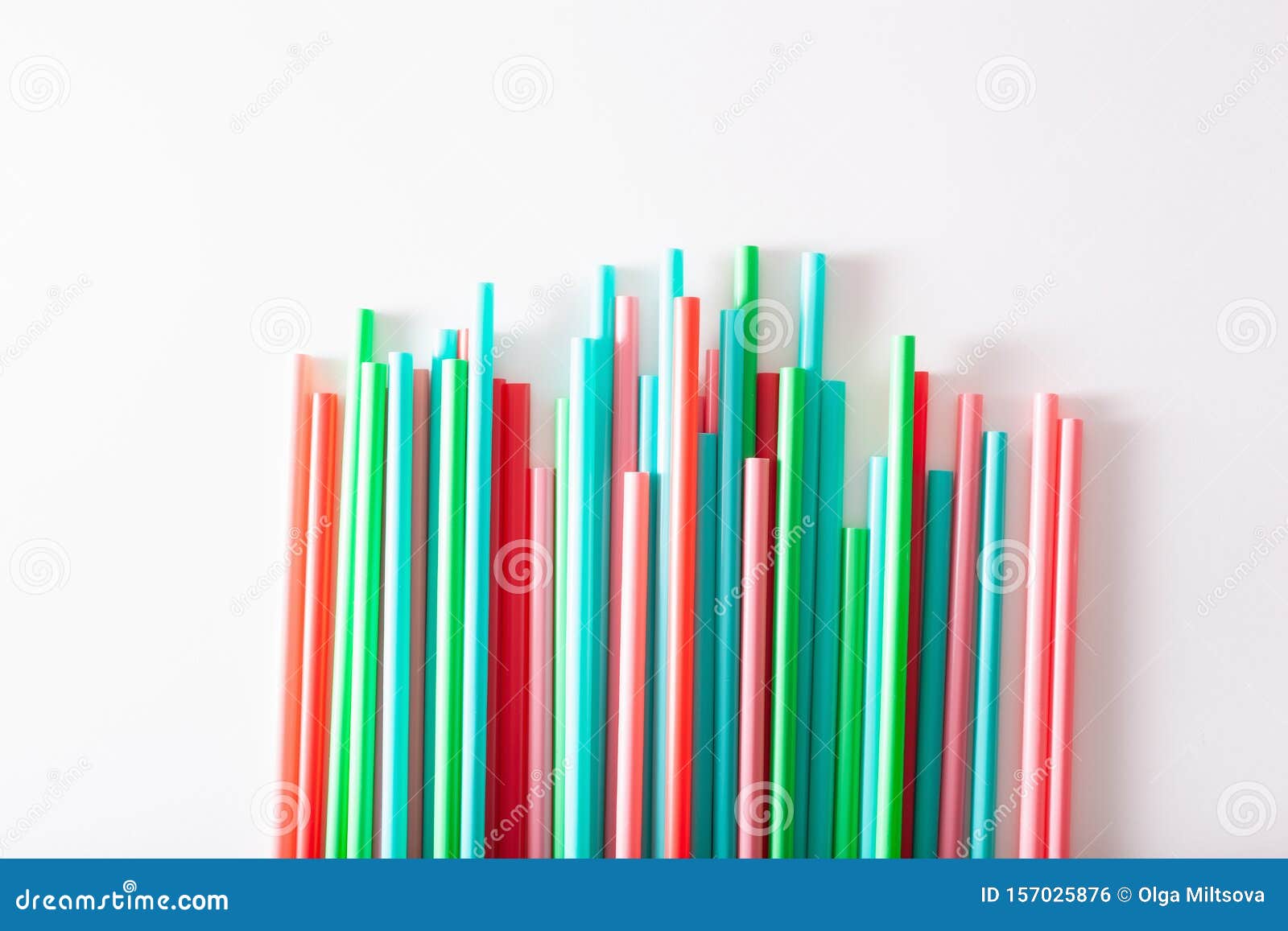 Single Use Plastic Drinking Straws Stock Photo - Image of color, straw ...