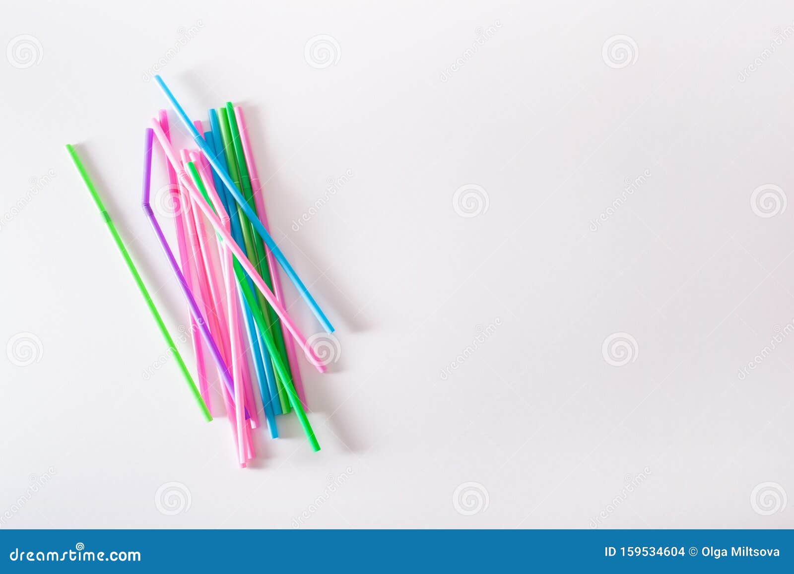 Single Use Plastic Drinking Straws Stock Photo - Image of protection ...