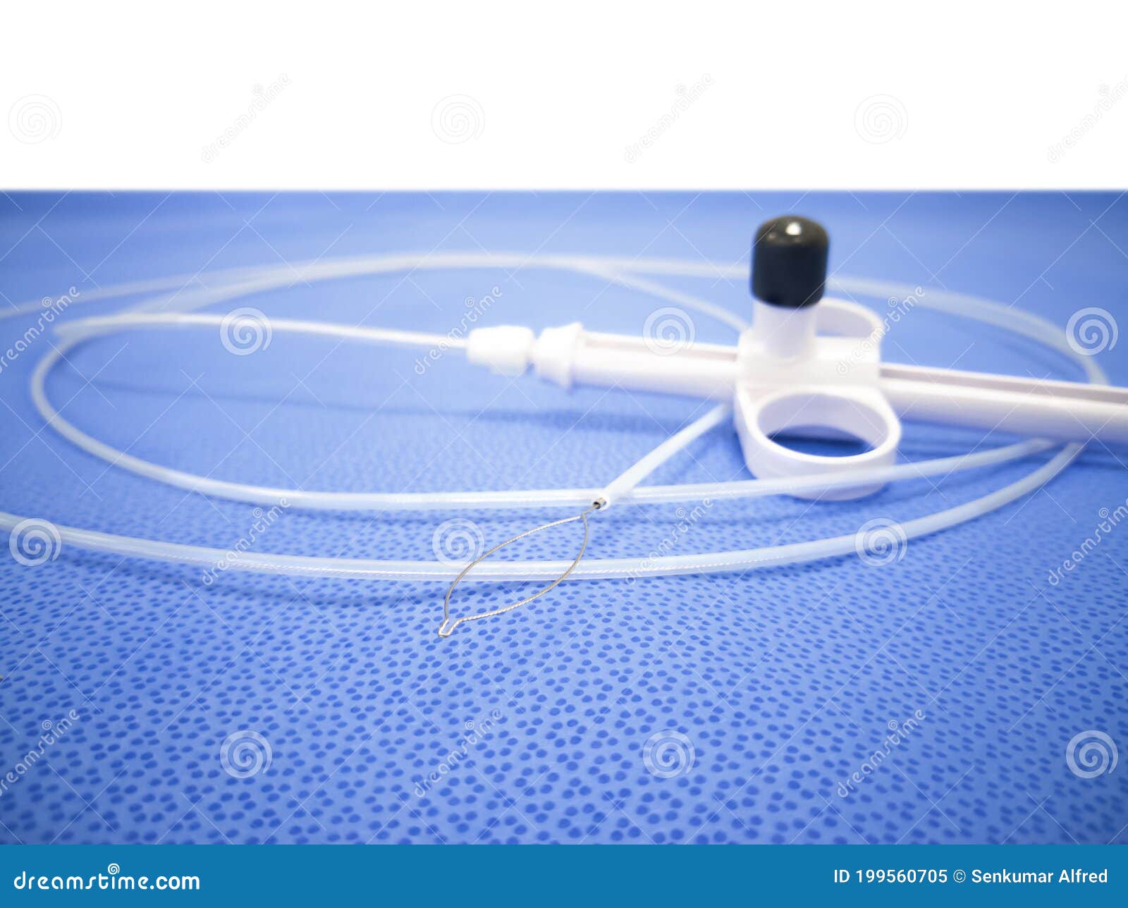 Single Use Polypectomy Snare Stock Image - Image of foreign, intestine ...