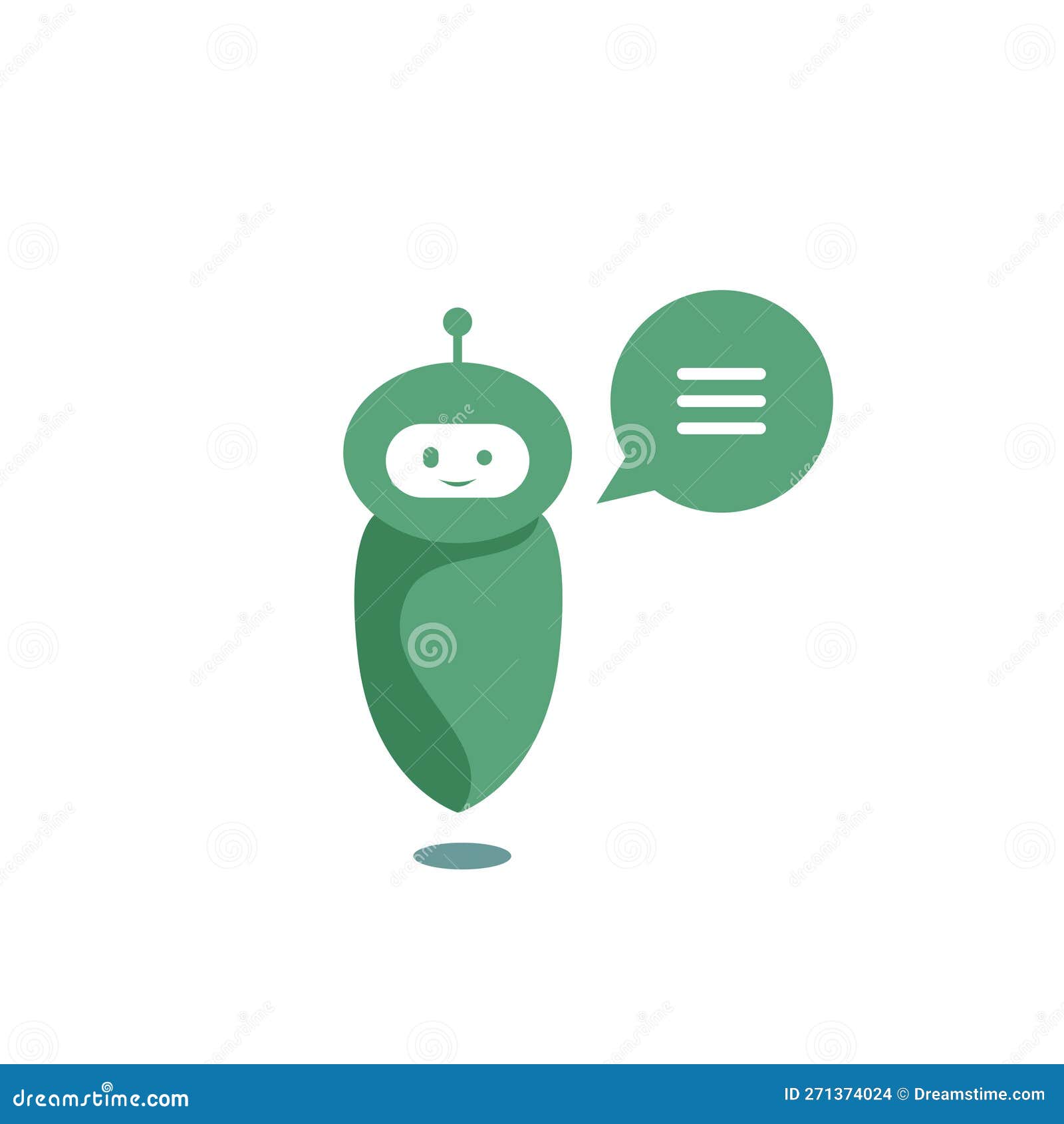 Single Vector Main Object without Background. Head with Mechanic Brain ...