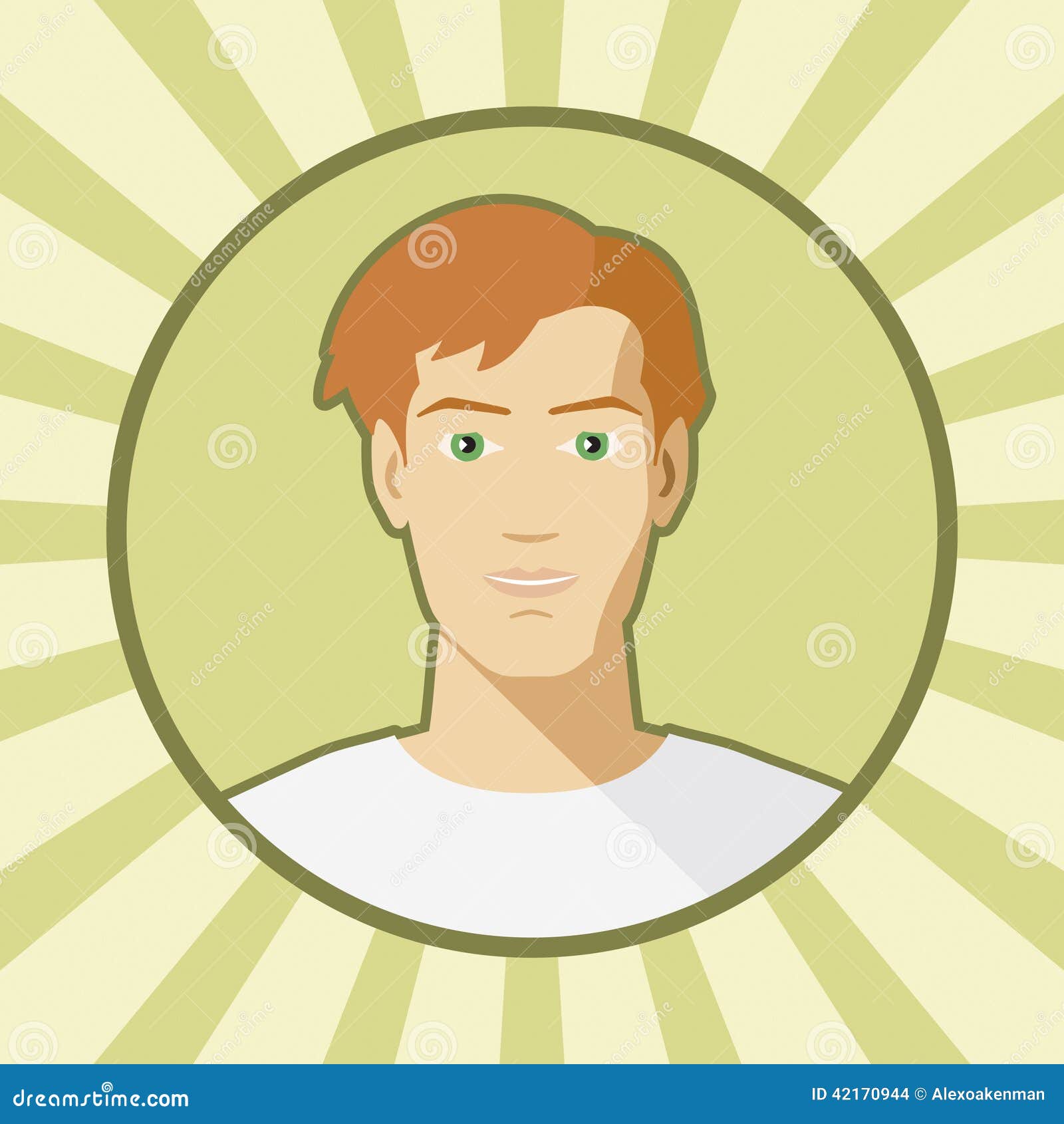 Single Vector Man Avatar. | CartoonDealer.com #42170944