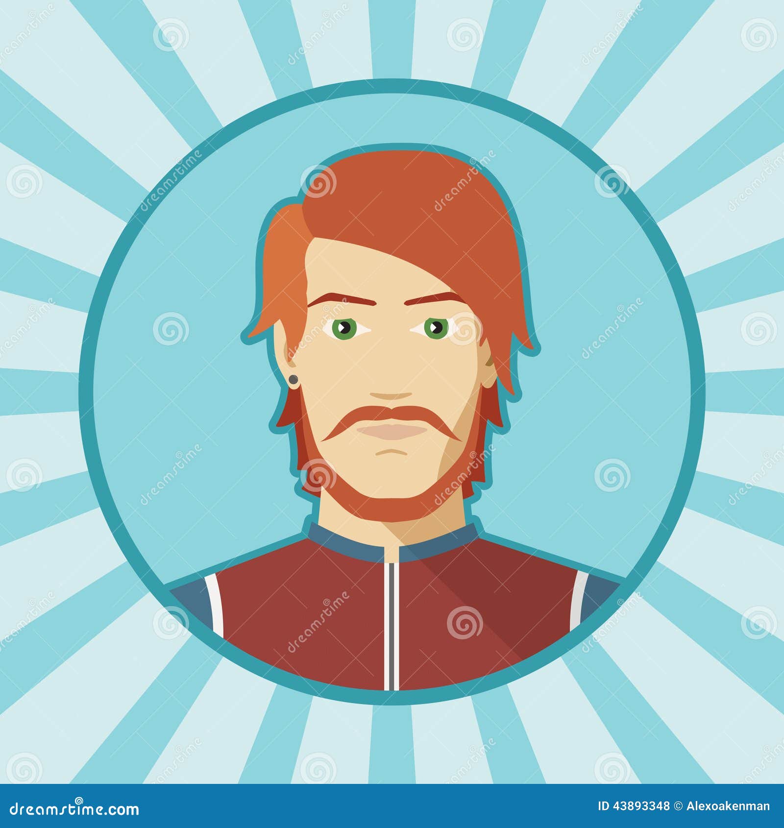 Single Vector Man Avatar. | CartoonDealer.com #42170944