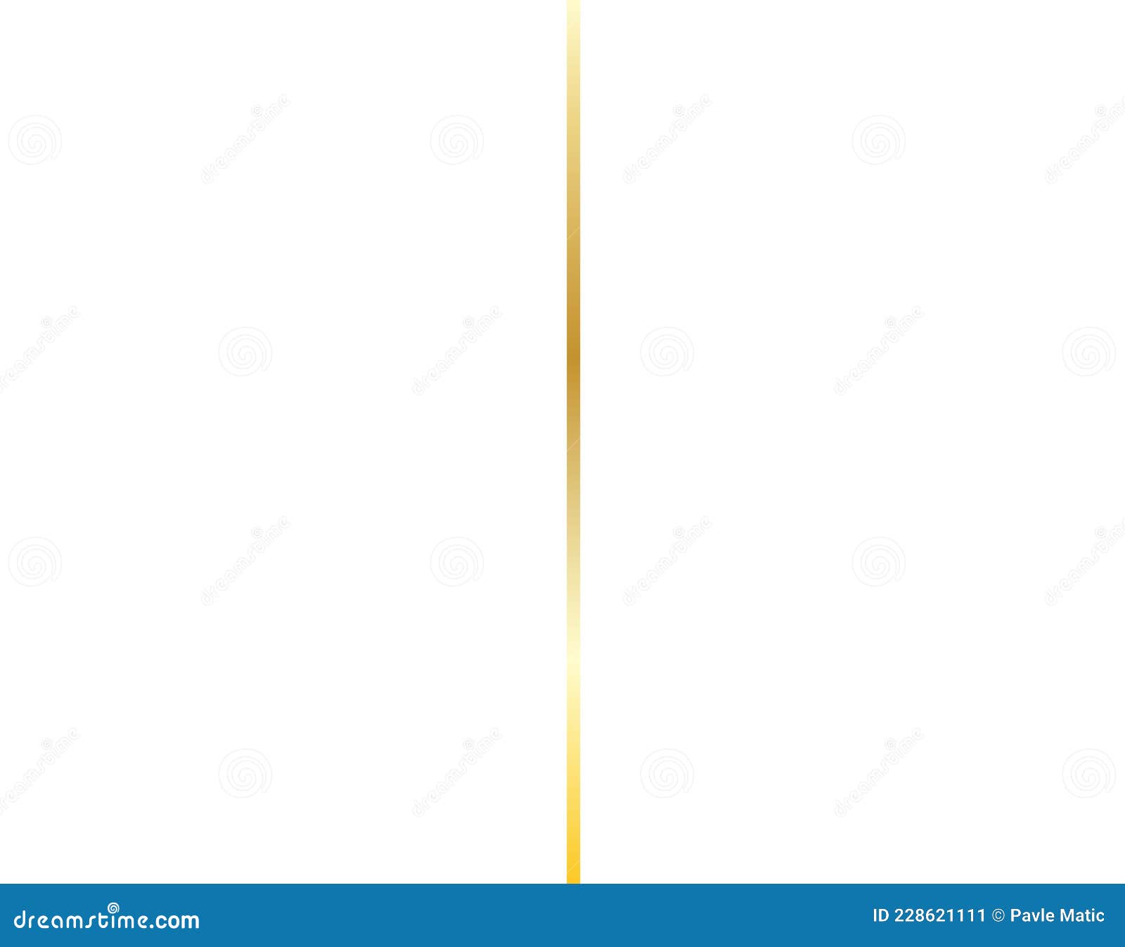 Single Vertical Golden Line on White Stock Vector - Illustration of ...