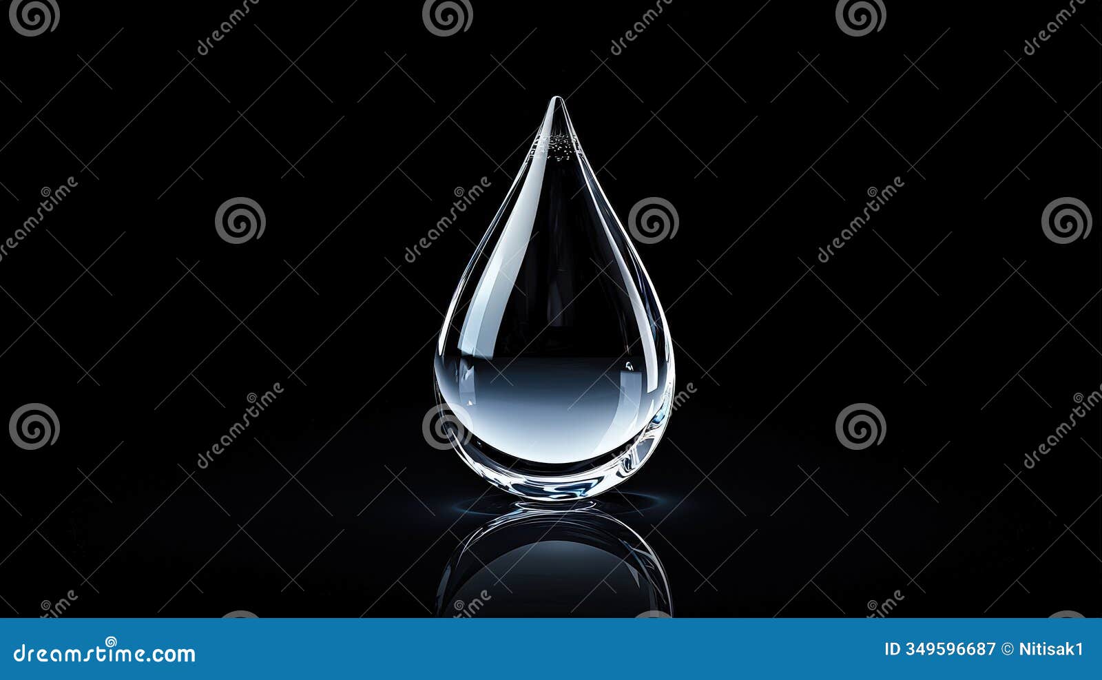 A Single Water Drop Over A Fallen Leaf Stock Photography ...