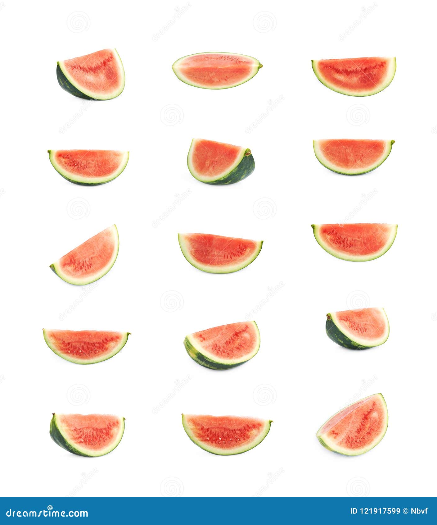 Single Watermelon Slice Isolated Stock Image - Image of juicy, diet ...