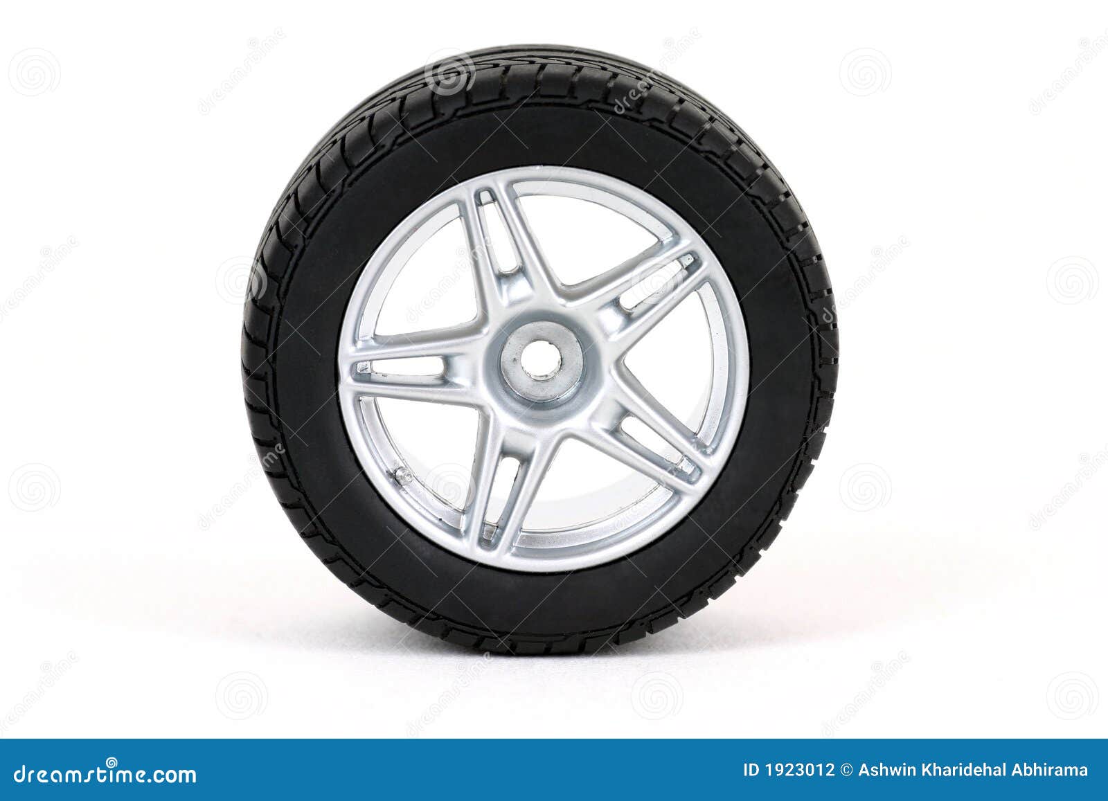 Single wheel isolated. stock photo. Image of automobile - 1923012