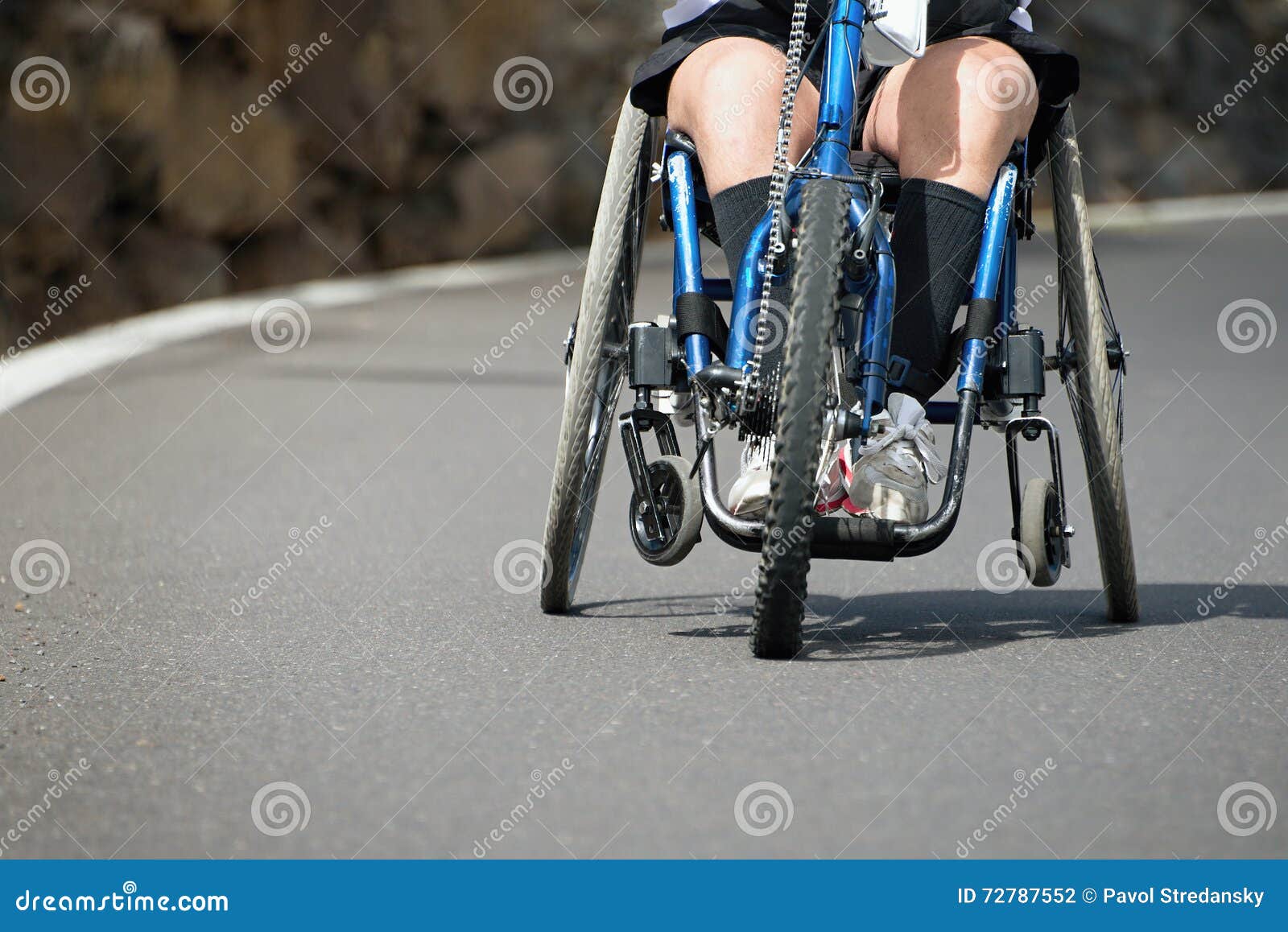Single wheelchair athlete stock photo. Image of runners - 72787552