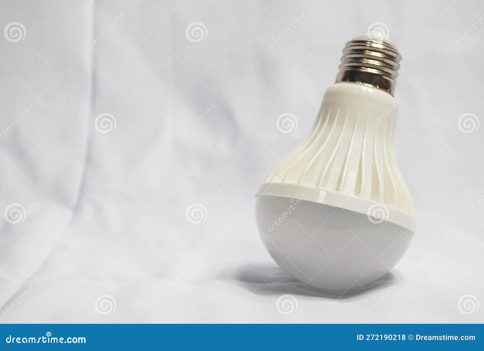 LED Light Bulb on White Background Stock Photo - Image of drink, change ...