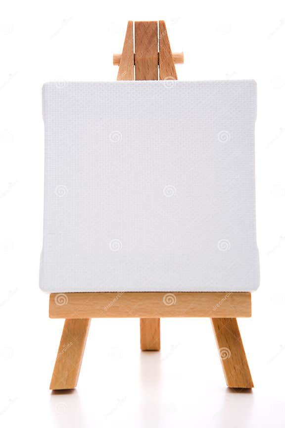 Single White Painting Canvas Stock Image - Image of pattern, abstract ...