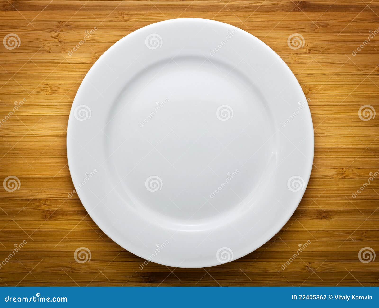 Single white plate stock photo. Image of dining, empty - 22405362