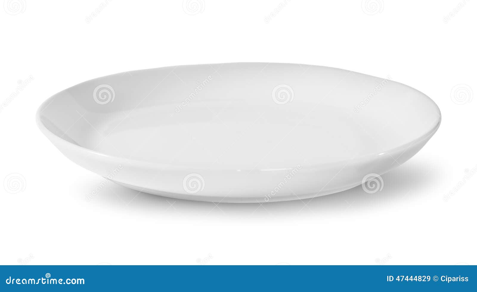 Single White Porcelain Plate Stock Image - Image of lunch, glare: 47444829
