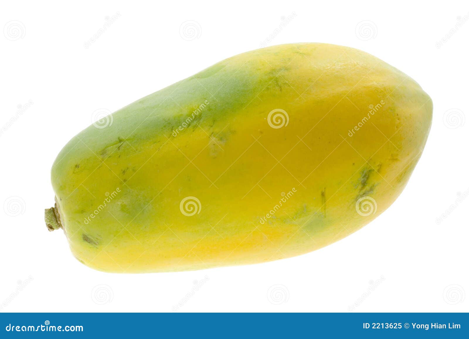 Single whole papaya stock image. Image of fresh, ripe - 2213625