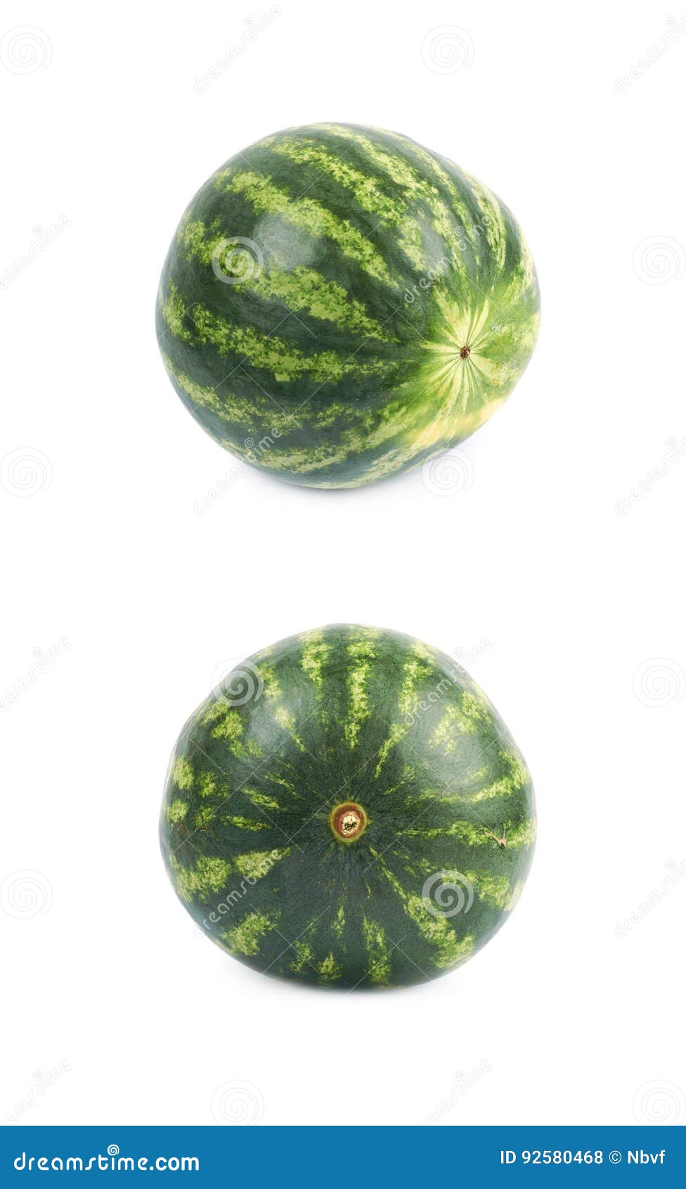 Single Whole Watermelon Isolated Stock Photo - Image of piece, sliced ...