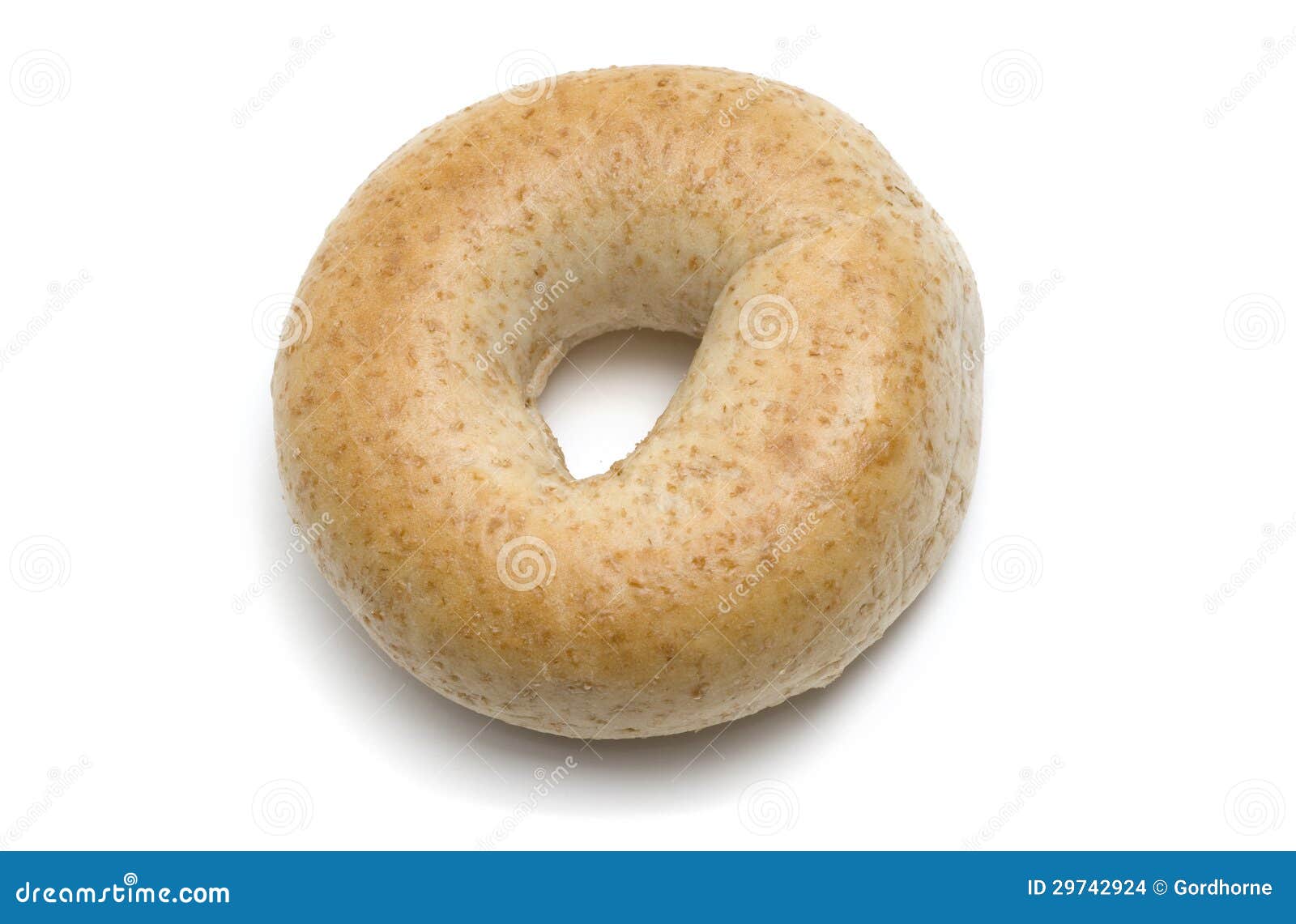 Whole Wheat Bagel stock photo. Image of gourmet, isolated - 29742924