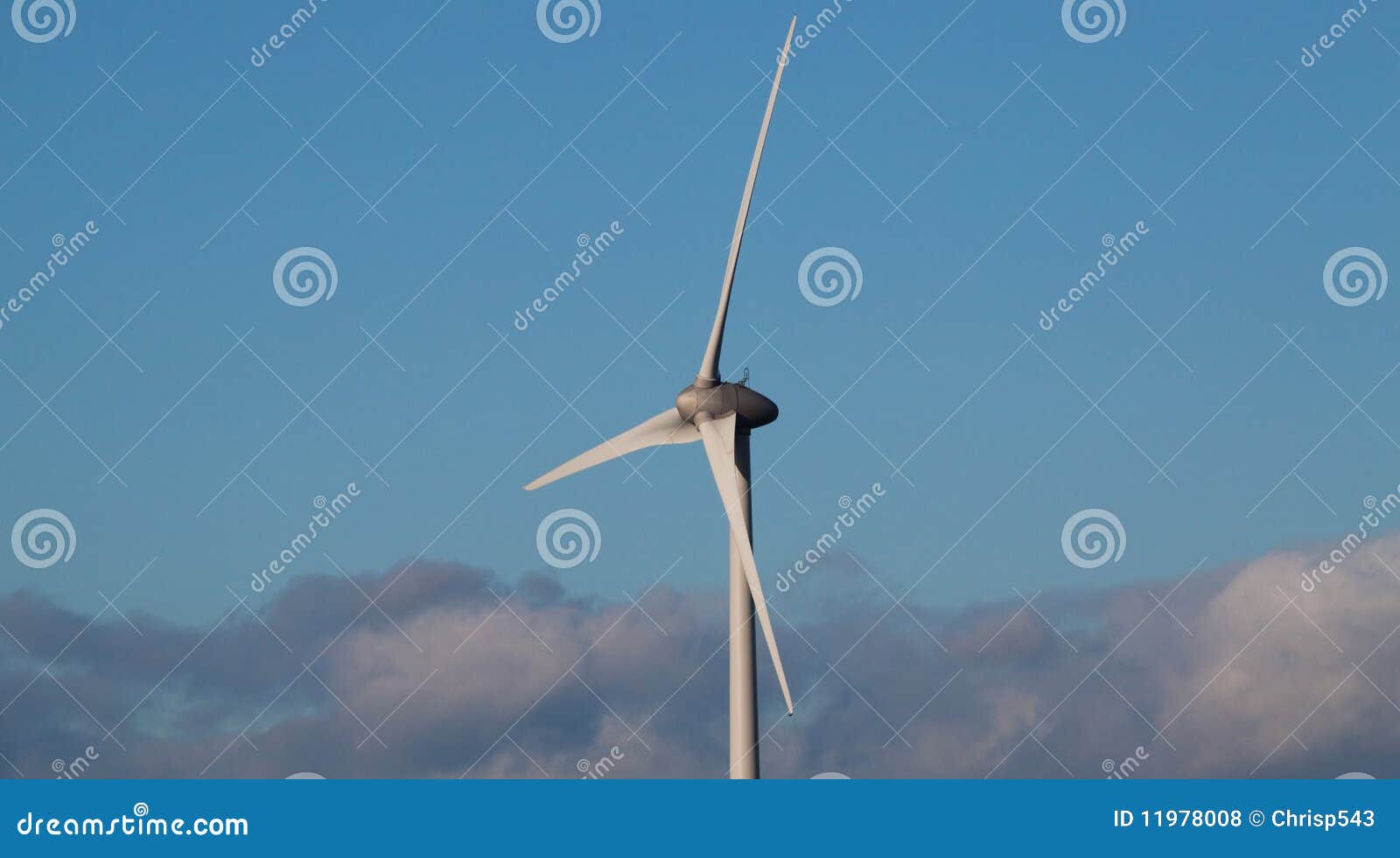 Single Wind Turbine stock photo. Image of power, metal - 11978008