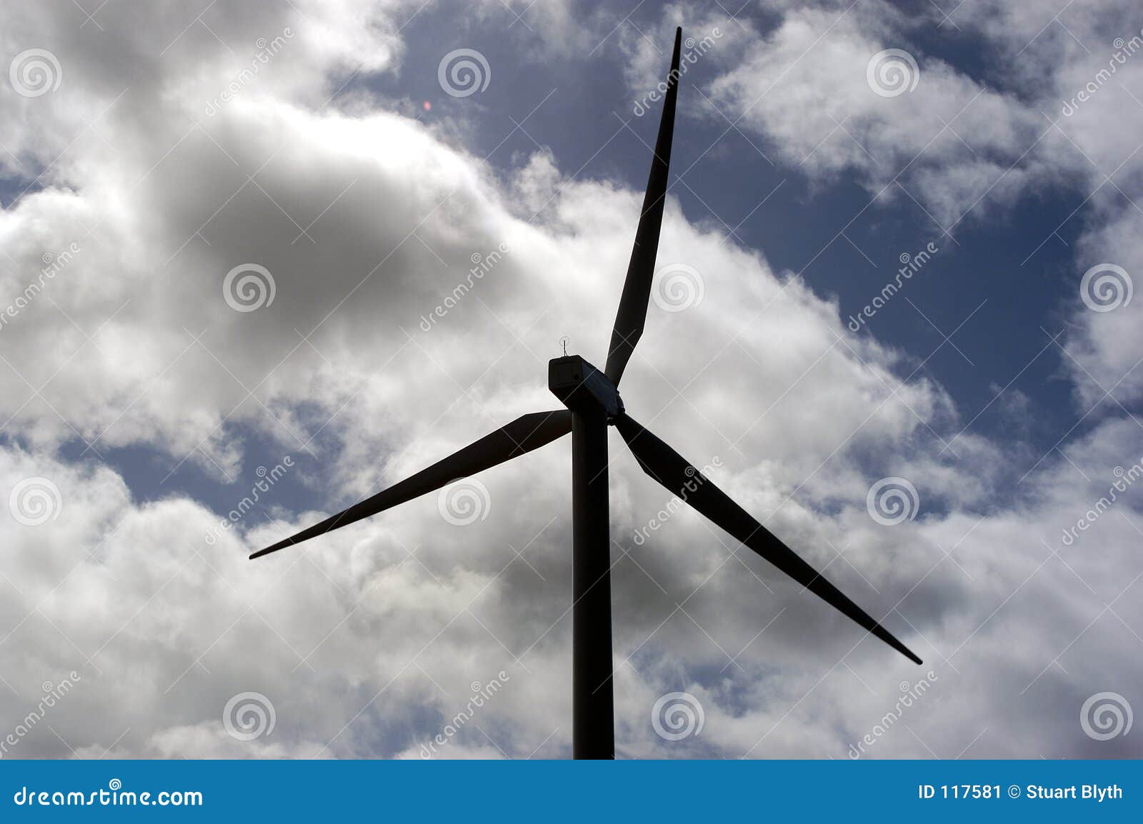 Single Windmill stock image. Image of power, spin, environment - 117581
