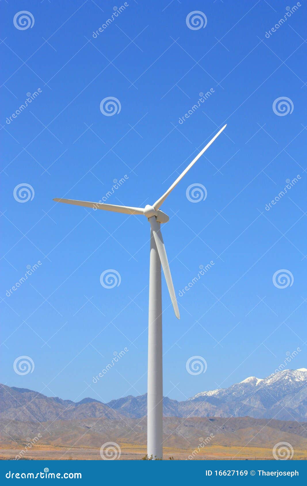 Single Windmill stock image. Image of blade, clean, california - 16627169