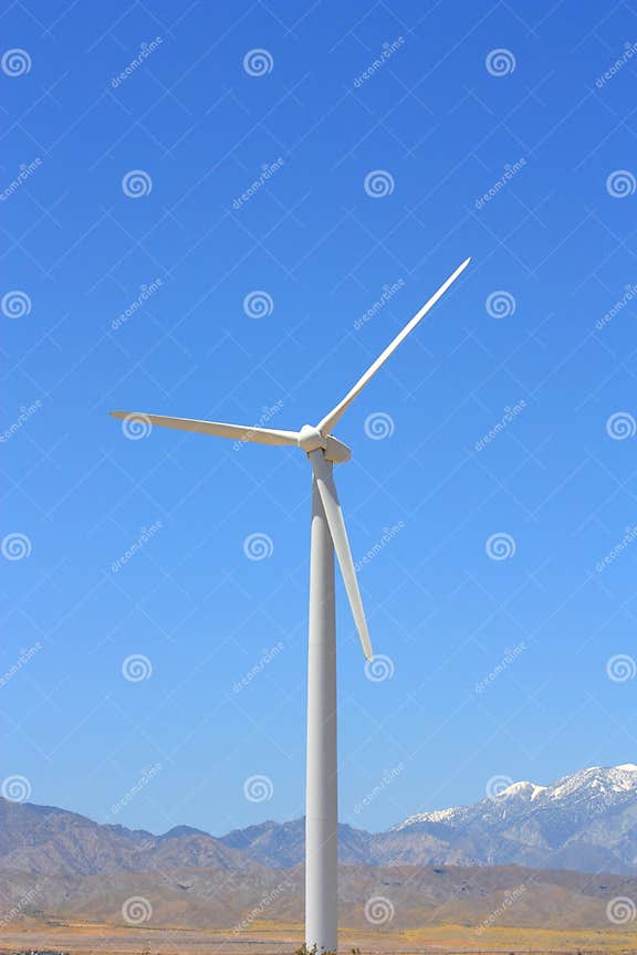 Single Windmill stock image. Image of blade, clean, california - 16627169