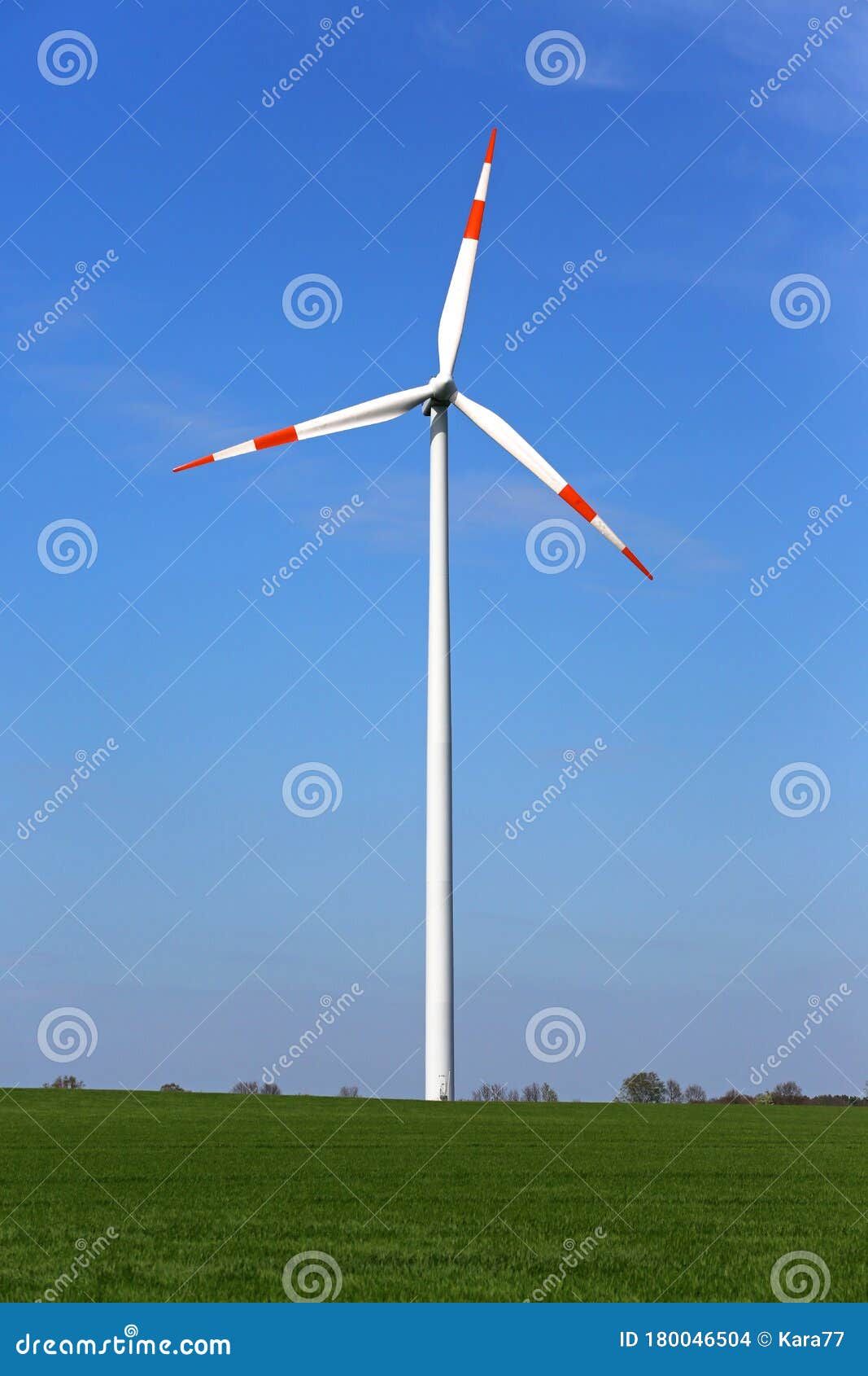 Single_windmill stock photo. Image of green, field, generation - 180046504