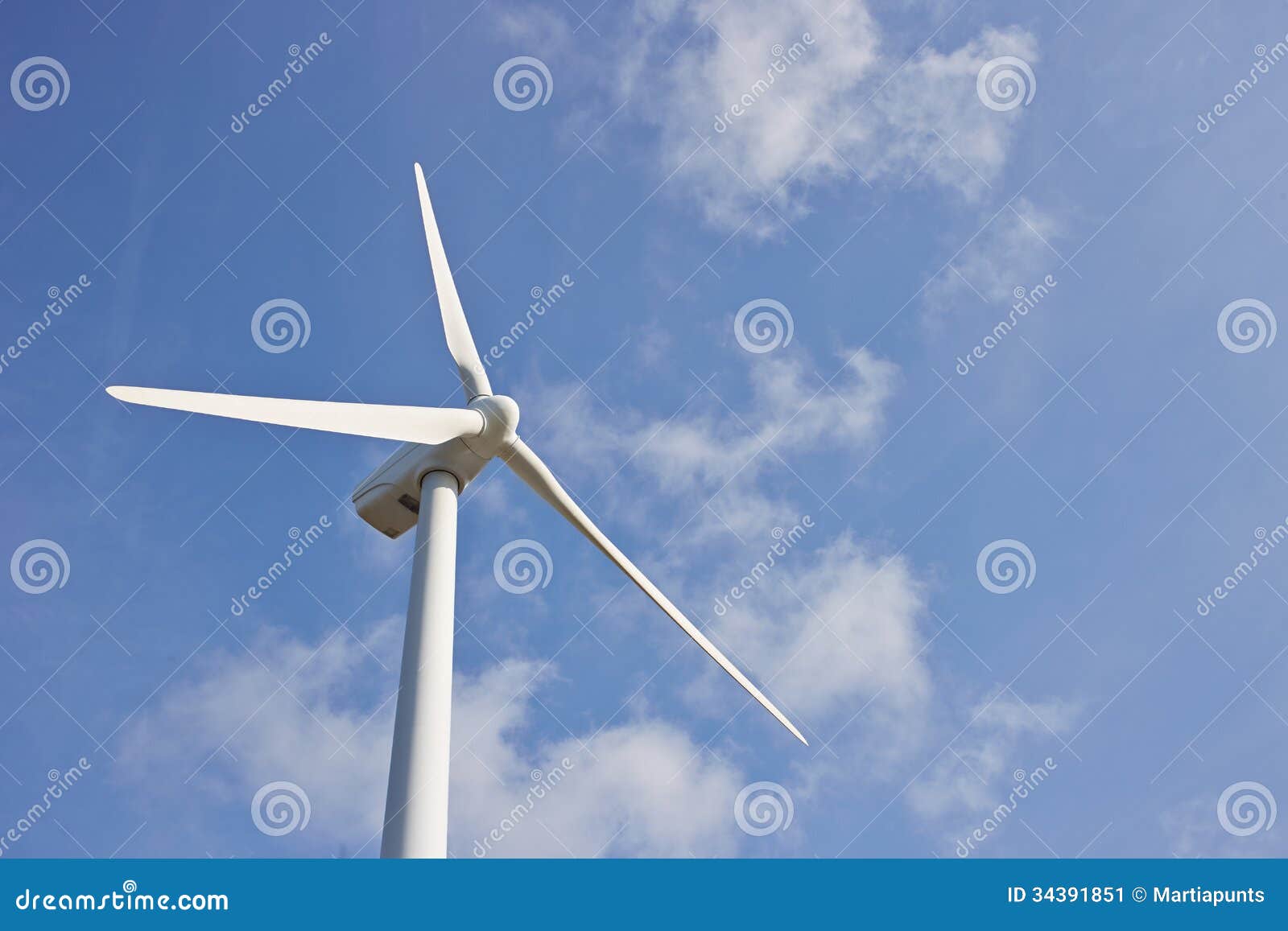 Single Windmill for Renewable Electric Energy Production Stock Image ...