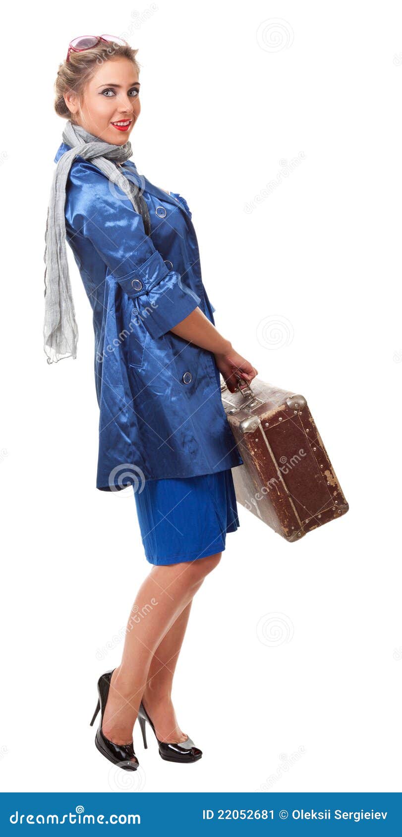 Single woman traveling stock image. Image of caucasian - 22052681