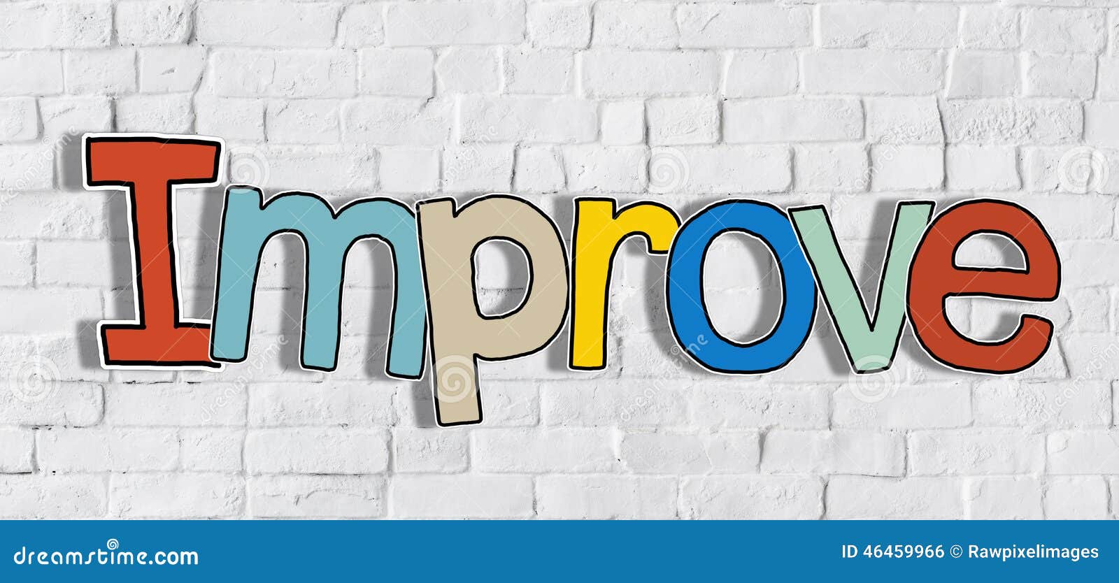 Single Word - Winner. Text On Blue Background From Colorful Letters ...