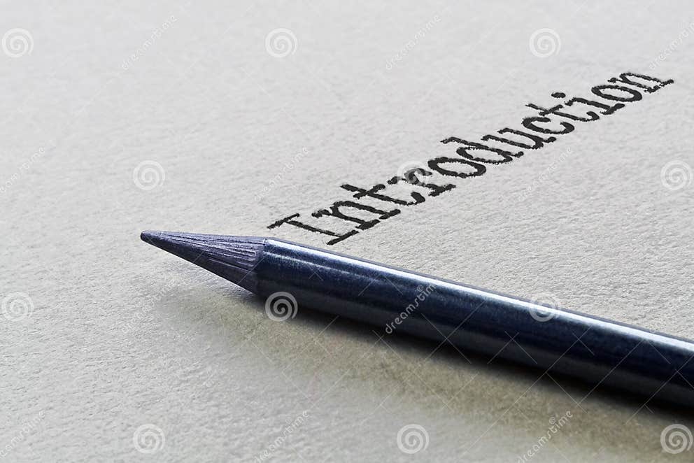 Single word Introduction stock photo. Image of abstract - 63076262