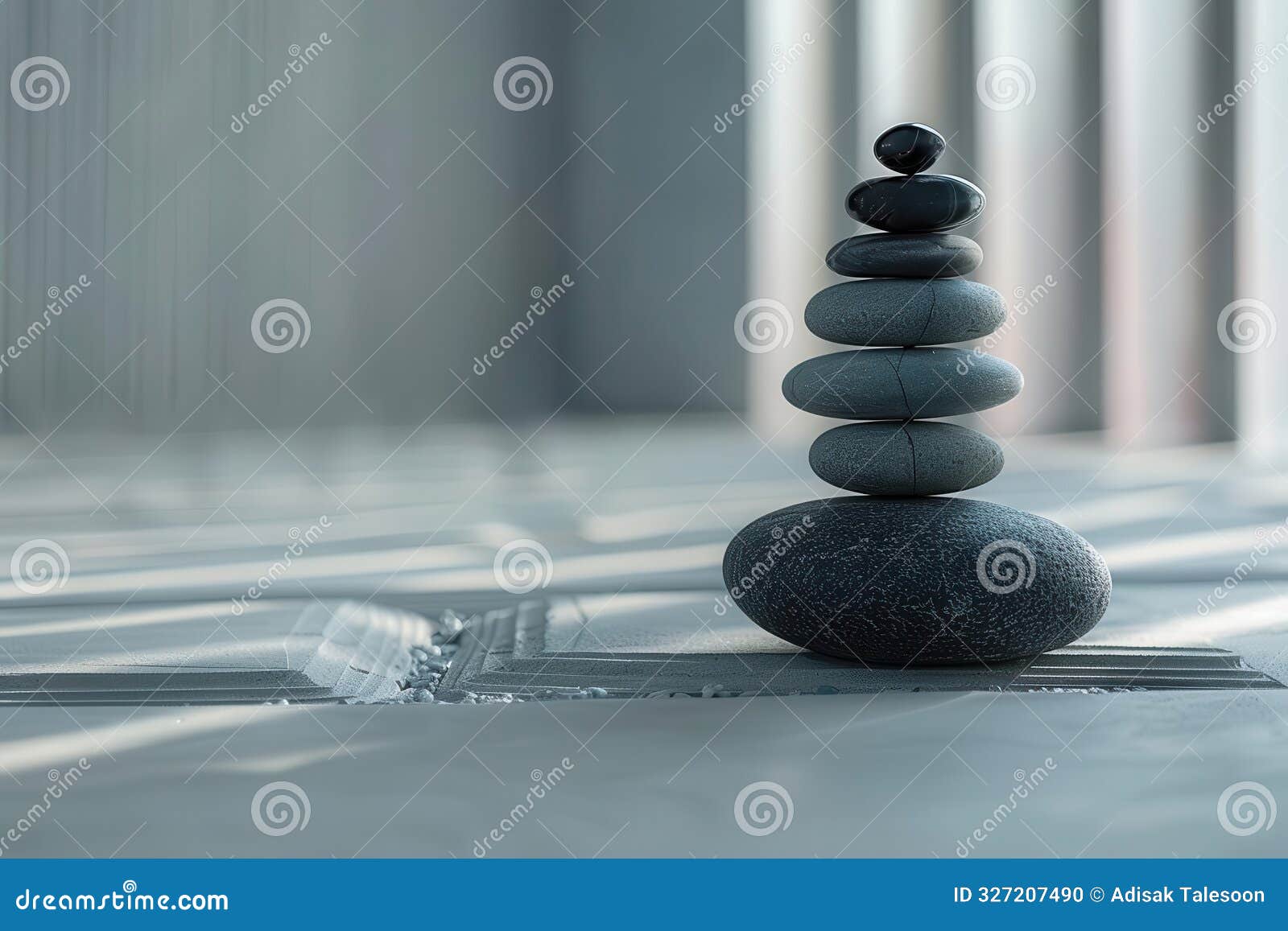 A Single Word or Phrase Rendered in a Minimalist Font, Creating a ...