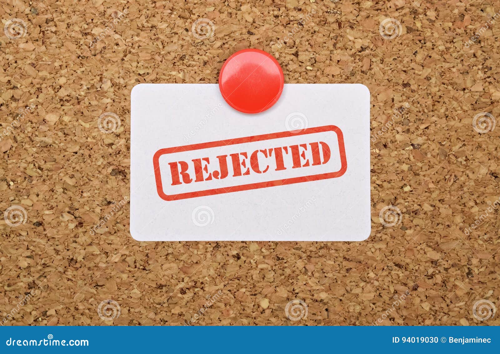 Single word Rejected stock photo. Image of sign, test - 94019030