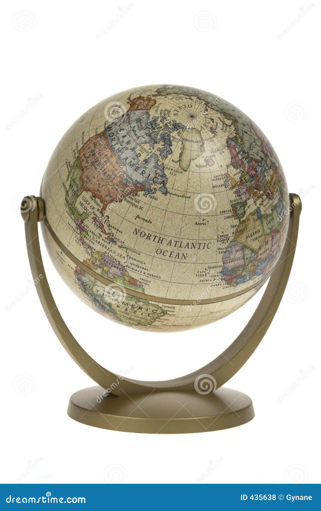Single world globe stock photo. Image of colour, axis, north - 435638