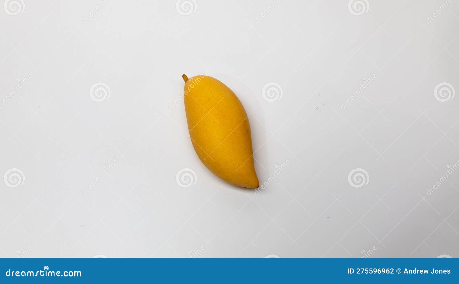 A Single Yellow Thai Mango stock photo. Image of ripe - 275596962