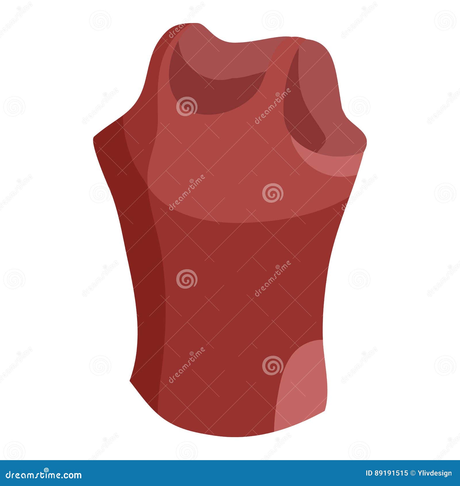 Singlet Icon, Cartoon Style Stock Vector - Illustration of design, male ...