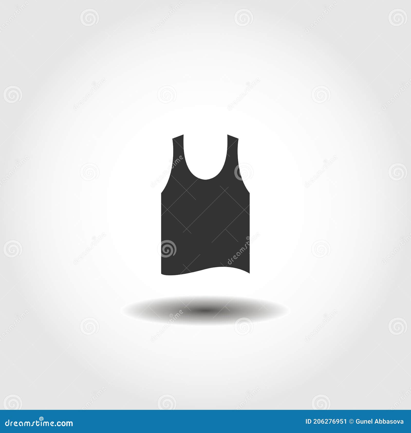 Singlet Isolated Icon. Clothes Design Element Stock Vector ...